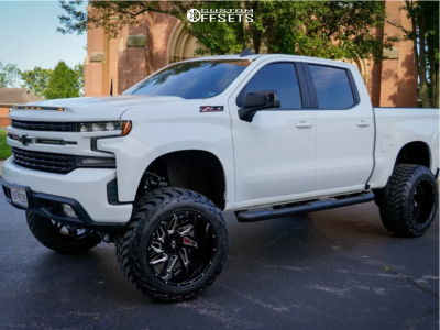 2019 Chevrolet Silverado 1500 with 22x14 -76 Vision Spyder and 37/13 ...
