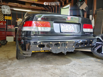 1997 Honda Civic with 15x8 20 VMS Modulo and 225/50R15 Toyo Tires ...