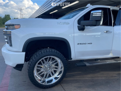 2020 Chevrolet Silverado 2500 HD with 24x12 -40 American Force Redd and ...