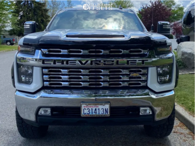 2021 Chevrolet Silverado 2500 HD with 20x10 -18 Fuel Contra and 35/12 ...