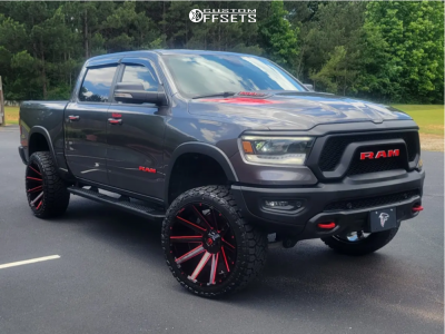 2019 Ram 1500 with 24x12 -44 Fuel Contra D615 and 35/12.5R24 Venom ...