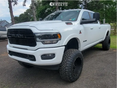 2020 Ram 3500 with 20x12 -51 Vision Rocker and 37/12.5R20 Nitto Ridge ...