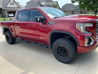 2020 GMC Sierra 1500 with 18x9 -12 Method 305 NV and 285/65R18 Mickey ...