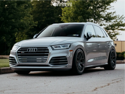 2018 Audi SQ5 with 20x10.5 25 BBS Chr and 275/40R20 Kumho Ecsta 4x Ii and Air Suspension ...
