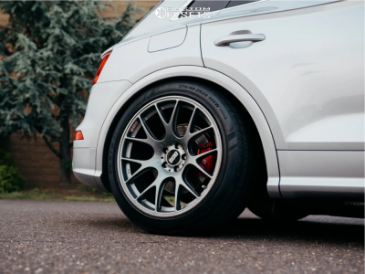 2018 Audi SQ5 with 20x10.5 25 BBS Chr and 275/40R20 Kumho Ecsta 4x Ii and Air Suspension ...