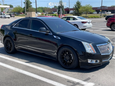 2011 Cadillac CTS with 18x8.5 35 Aodhan AH-X and 235/45R18 Vercelli ...