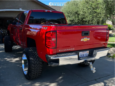 2014 Chevrolet Silverado 1500 with 22x14 -76 Hostile Rage and 325/50R22 ...