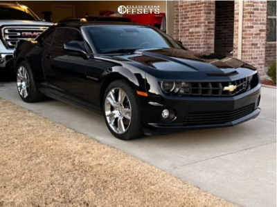 2011 Chevrolet Camaro with 20x11 40 Vision Stunner and 295/45R20 Nitto ...