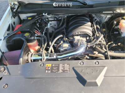 2015 Chevrolet Silverado 1500 with 18x9 -12 Vision Rocker 412 and 305 ...