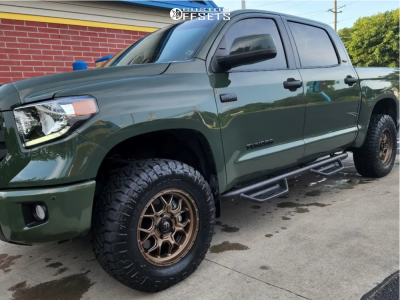 2021 Toyota Tundra with 18x9 -12 Fuel Tech and 305/65R18 Nitto Ridge ...