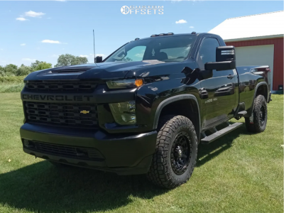 2022 Chevrolet Silverado 2500 HD with 18x9 20 Fuel Covert and 35/12.5R18 Cooper Discoverer At3 ...