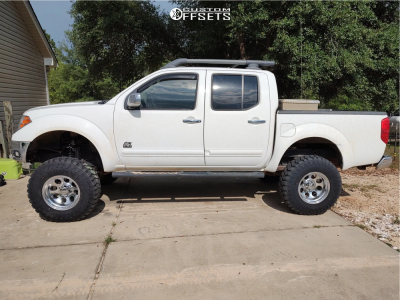 2012 Nissan Frontier with 16x10 -38 Alloy Ion 171 and 285/75R16 Prinx ...