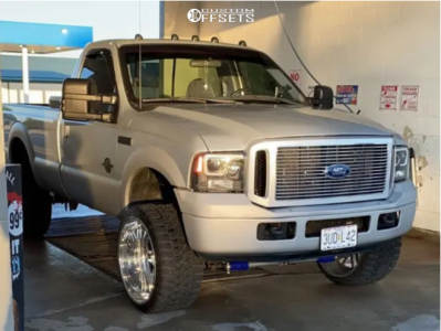 1999 Ford F-250 Super Duty with 24x14 -73 American Force Redd Ss and 33 ...