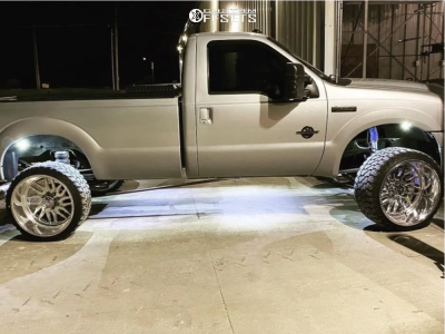 1999 Ford F-250 Super Duty with 24x14 -73 American Force Redd Ss and 33 ...