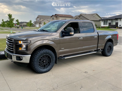 2015 Ford F-150 with 18x9 12 Vision Rocker 412 and 33/12.5R18 Nitto ...
