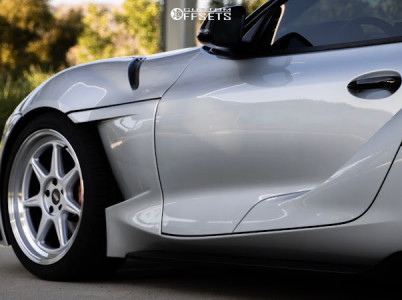 2021 Toyota GR Supra with 19x9 32 ESR Cr7 and 255/35R19 Toyo Tires ...