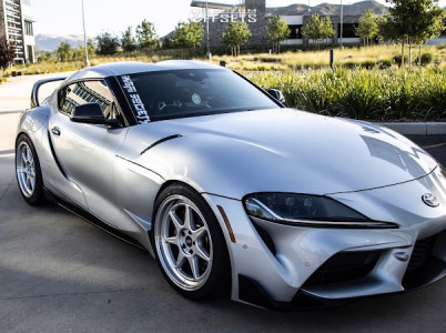 2021 Toyota GR Supra with 19x9 32 ESR Cr7 and 255/35R19 Toyo Tires ...