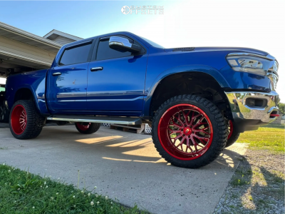 2019 Ram 1500 with 24x12 -51 Vision Riot and 35/13.5R24 Radar Renegade ...