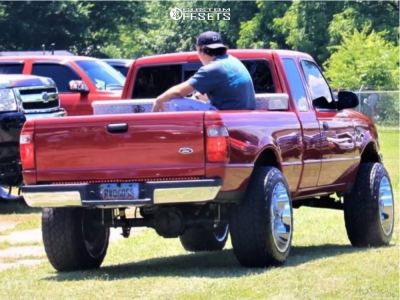 2004 Ford Ranger with 20x12 -44 TIS 544C and 275/55R20 Nitto Recon ...