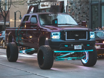 2004 Ford F-350 Super Duty Wheel Offset Super Aggressive 3"-5 ...