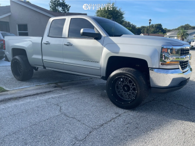 2018 Chevrolet Silverado 1500 with 20x12 -51 Vision Rocker and 305 ...