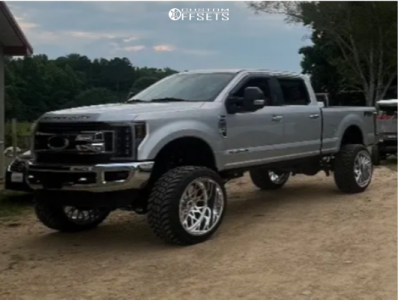 2017 Ford F-250 Super Duty with 26x16 -101 KG1 Forged Trident and 38/15 ...