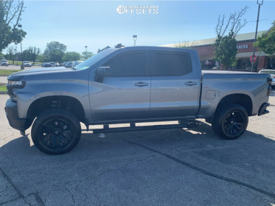 2020 Chevrolet Silverado 1500 with 20x9 1 Fuel Blitz and 33/12.5R20 ...