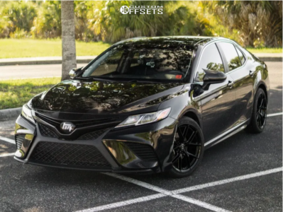 2019 Toyota Camry with 19x8.5 35 Curva C70 and 235/40R19 Crosswind ...