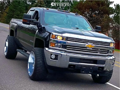 2018 Chevrolet Silverado 2500 HD with 24x14 -76 RBP 82r and 35/12.5R24 ...