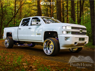 2015 Chevrolet Silverado 2500 HD with 24x14 -73 American Force Carver ...