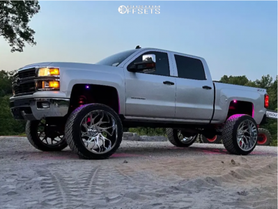 2014 Chevrolet Silverado 1500 with 26x14 -75 Fuel Runner and 37/13.5R26 ...