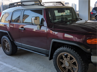 2007 Toyota FJ Cruiser Wheel Offset Aggressive > 1" Outside Fender ...