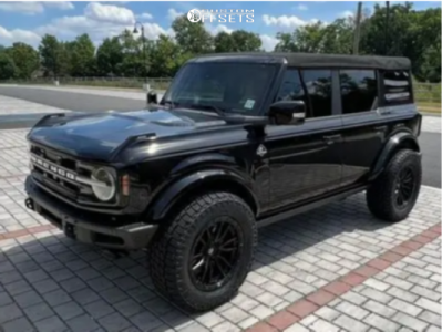 2021 Ford Bronco with 20x9 1 Fuel Rebel and 35/12.5R20 Nitto Terra ...