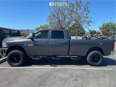 2015 Ram 2500 with 18x9 1 Fuel Vector and 35/12.5R18 Dean Back Country ...