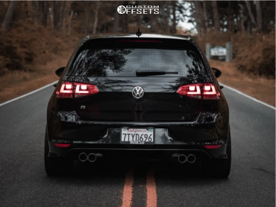 2016 Volkswagen Golf R with 18x9 35 Enkei Rpf1 and 235/40R18 Nitto ...