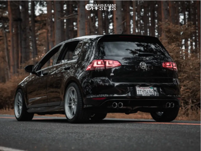 2016 Volkswagen Golf R with 18x9 35 Enkei Rpf1 and 235/40R18 Nitto ...