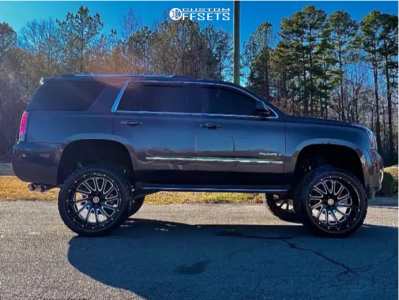 2016 GMC Yukon with 22x10 -13 Fuel Renegade and 35/12.5R22 Toyo Tires ...