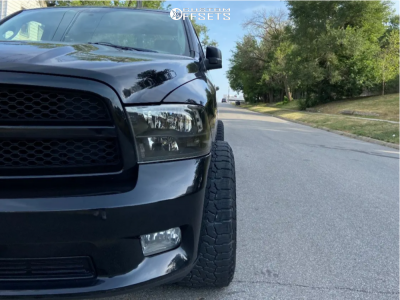 2012 Ram 1500 with 20x12 -51 Hardrock H708 and 305/55R20 Falken ...