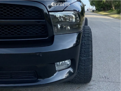 2012 Ram 1500 with 20x12 -51 Hardrock H708 and 305/55R20 Falken ...