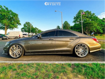 2012 Mercedes-Benz CLS550 with 20x9 20 Verde Form Vff01 and 255/30R20 ...