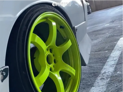 1995 Nissan 240SX with 17x9 12 Gram Lights 57dr and 215/40R17 Federal ...