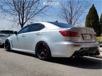 2012 Lexus IS F with 18x10 34 Volk Te37 Saga Time Attack Edition and ...