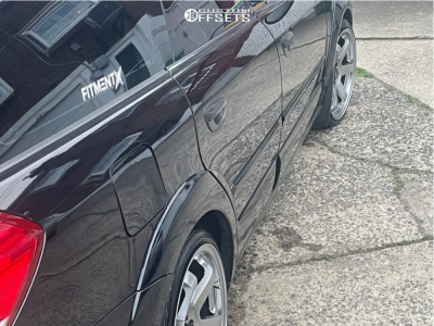 2008 Subaru Outback with 18x8.5 35 AVID1 Av6 and 215/35R18 Vercelli ...