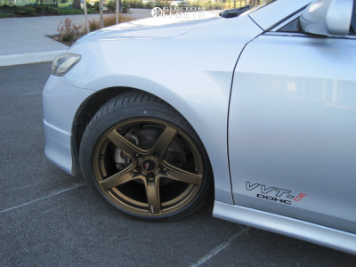 2007 Toyota Camry with 18x8.5 35 Option Lab R555 and 225/45R18 Cooper ...