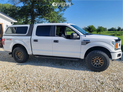 2019 Ford F-150 with 17x8.5 6 Icon Alloys Compression and 285/75R17 ...