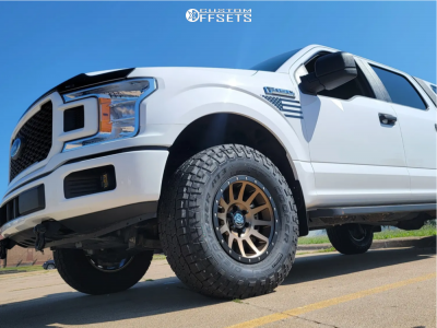 2019 Ford F-150 with 17x8.5 6 Icon Alloys Compression and 285/75R17 ...