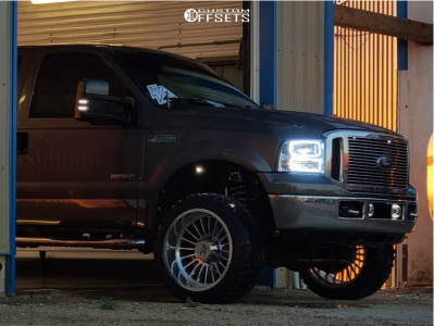 2007 Ford F-350 Super Duty with 22x12 -44 GT Offroad Strike and 33/12 ...