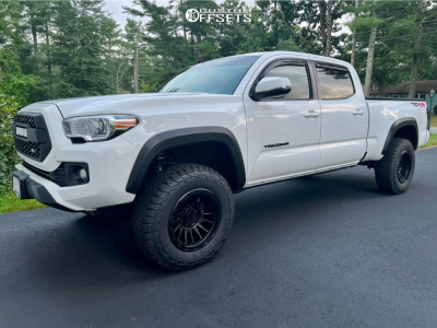 2019 Toyota Tacoma with 17x9 -12 KMC Km542 and 265/70R17 BFGoodrich All ...