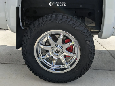 2018 Chevrolet Silverado 1500 with 20x9 1 Fuel Hammer and 35/12.5R20 Mickey Thompson Baja Boss A ...