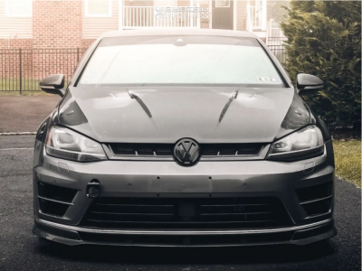 2017 Volkswagen Golf R with 19x8.5 45 Stance Sf-01 and 235/35R19 Toyo ...